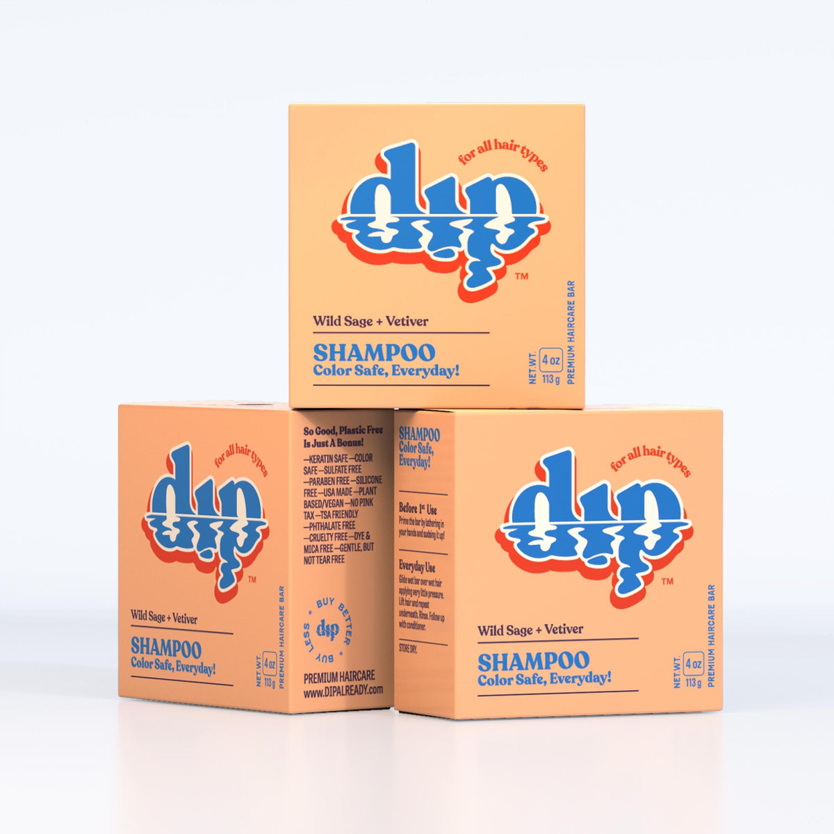 Wild Sage & Vetiver Shampoo Bars | Dip – dip